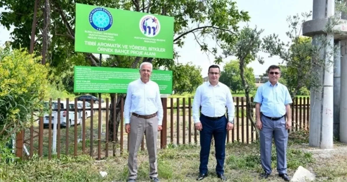 BUÜ'nün tıbbi ve aromatik bitkiler bahçesi örnek olacak - Bursaport.com